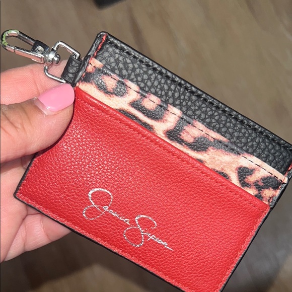 Jessica Simpson | Accessories | Jessica Simpson Red And Black Card ...